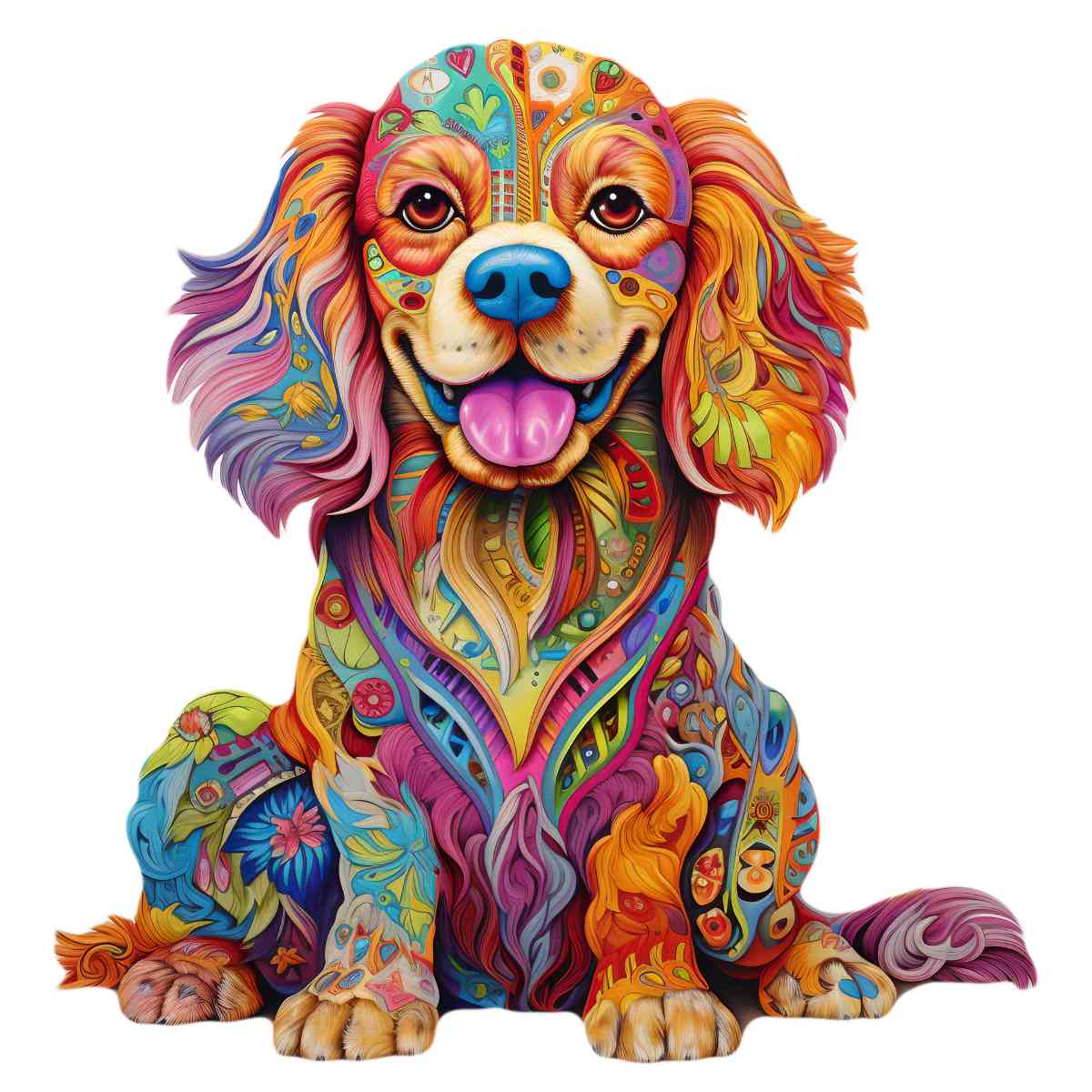 Cavalier King Charles Spaniel Hund - Pussel – Crafthub Sweden